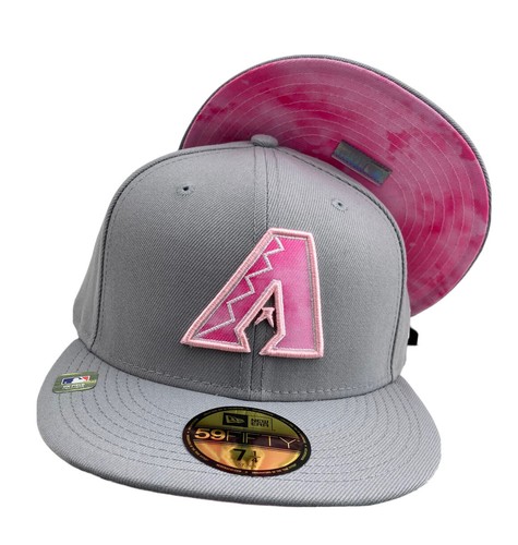 Arizona Diamondback Mother' Day Gray, pink UV New Era 59FIFTY fitted ...