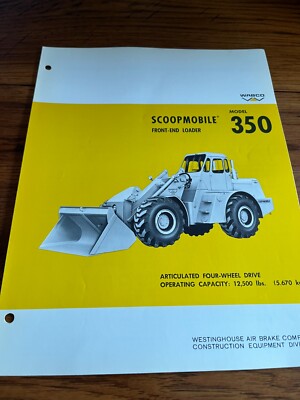 Scoopmobile 350 Wheel Loader Brochure AMIL22 | eBay