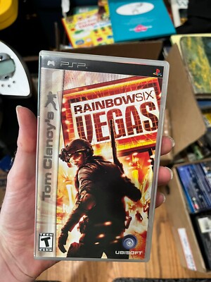 Tom Clancy's Rainbow Six: Vegas (Sony PSP, 2007) Complete In Box With ...
