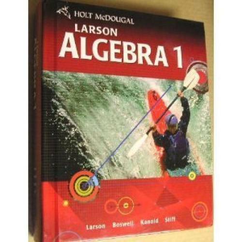 Holt McDougal Larson Algebra 1: Student Edition 2011 - Hardcover ...