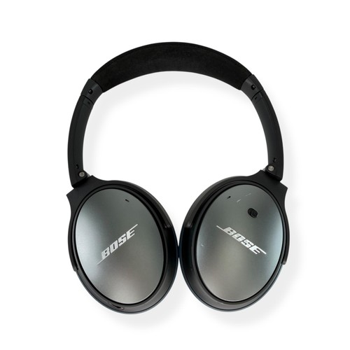 Bose QC25 Over Ear Headphones Black Noise Cancelling 3.5mm Wired Stereo ...