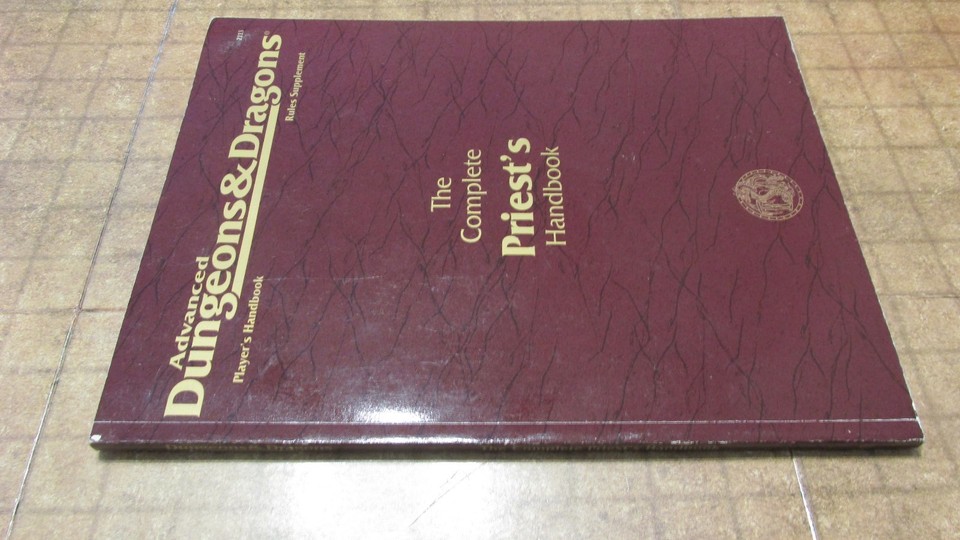 Dungeons & Dragons Complete Handbook Thief Fighter Priest Wizard ...