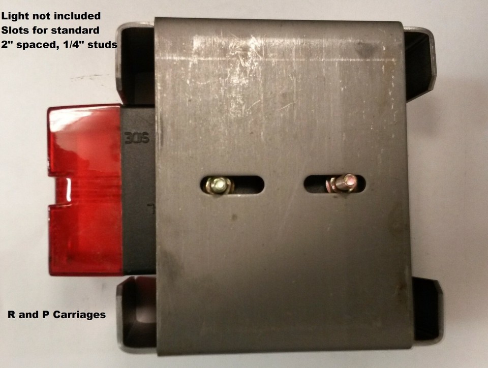 Pair Steel 4" Tail Brake Light Guard Square Box Trailer Truck Over 80 ...