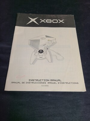 Original Microsoft XBOX Instruction Manual Booklet 2003 | eBay