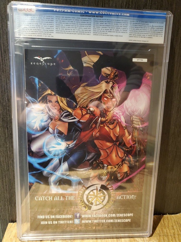 ZENESCOPE Comic GRIMM FAIRY TALES #75 CGC 9.8 Greg Horn Kickstarter ...
