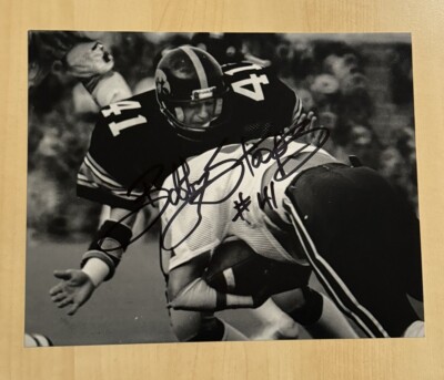 BOB STOOPS HAND SIGNED 8x10 PHOTO FORMER IOWA HAWKEYES AUTOGRAPHED COA ...