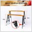2Pc Mastercraft Sawhorse Metal Folding Non-slip Surface Saw Horse 120KG ...