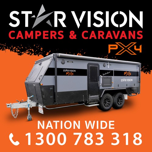 STAR VISION PX4 Pop-Top Hybrid Off Road Camper Trailer Caravan | eBay