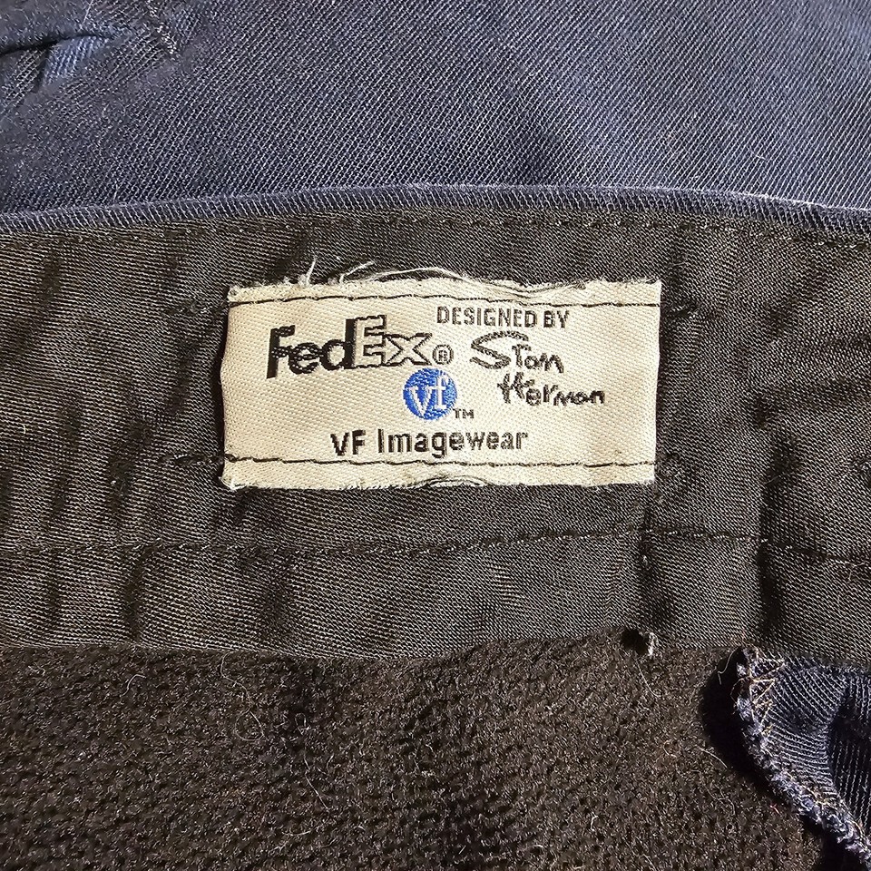 Fedex Stan Herman VF Imagewear Navy Blue, 36R Cargo Uniform Work Pants ...