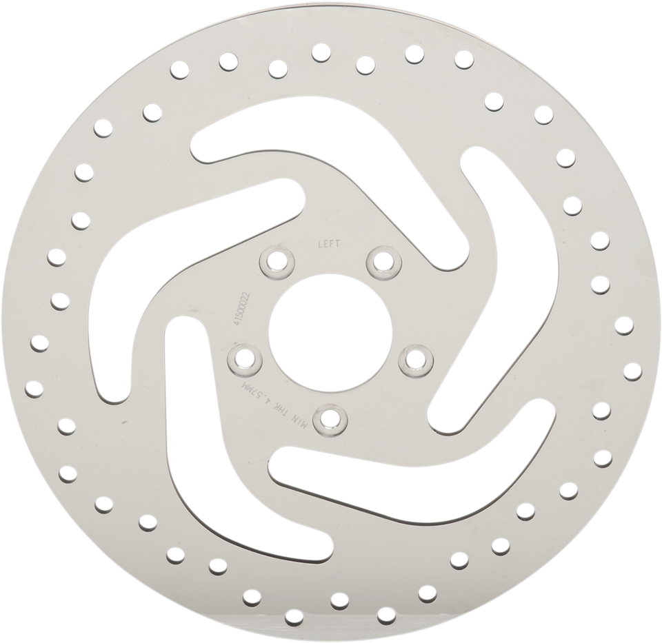 Drag Specialties Polished Stainless Front Brake Rotors 11.8" #1710-3048 ...