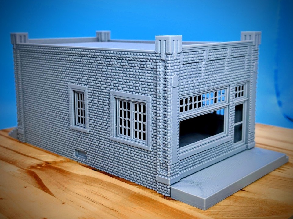 HO Scale - Illinois 1900s Bank - 1:87 Scale Building | eBay