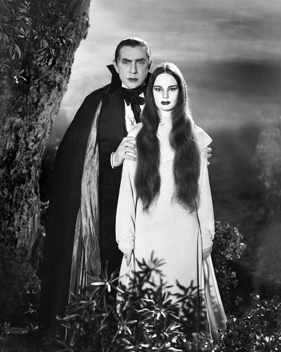 8x10 Print Bela Lugosi Carroll Borland Mark of the Vampire 1935 #BL07 ...