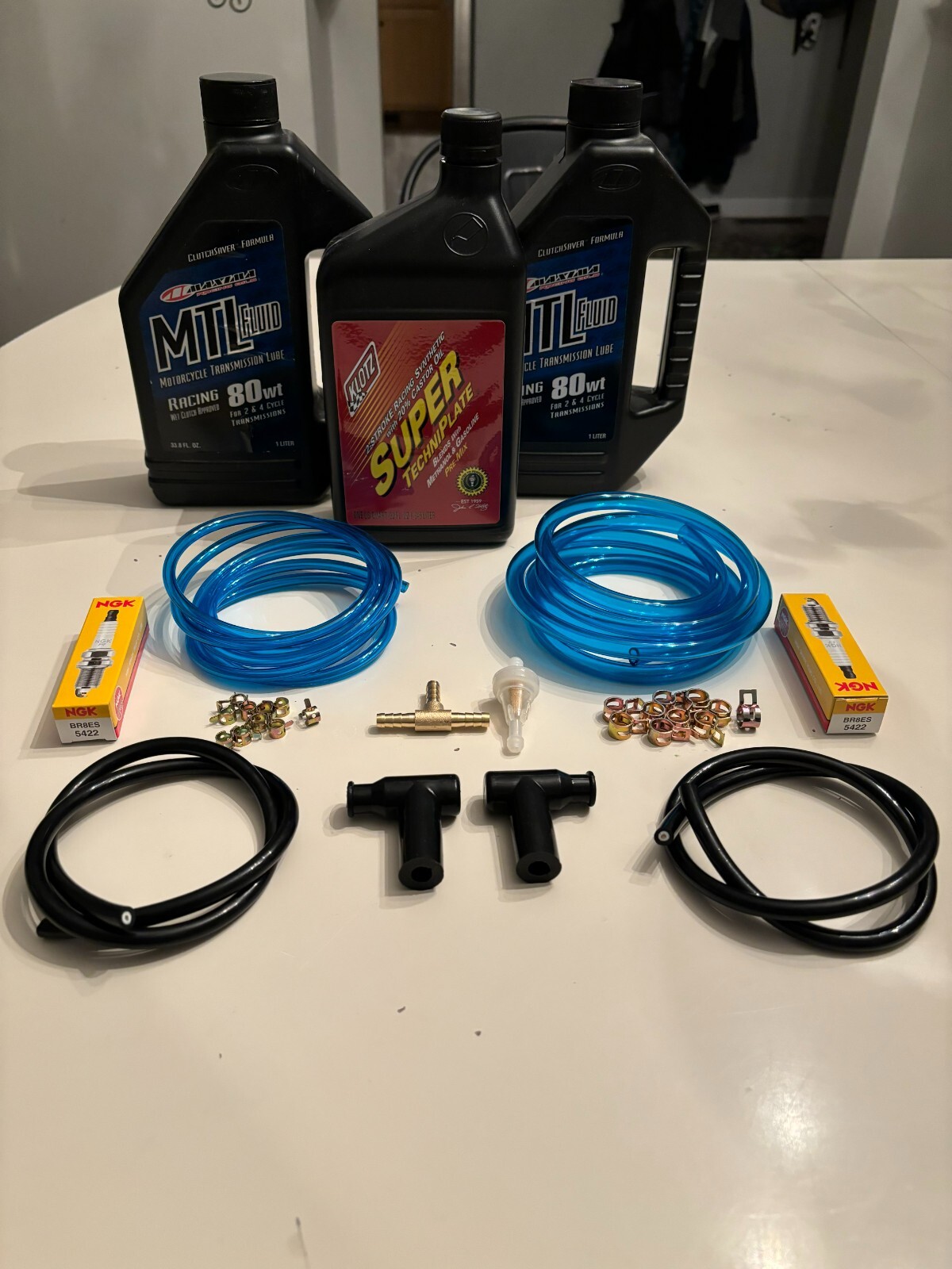 New Pair 2 TWO NGK Spark Plugs BR8ES Yamaha YFZ Banshee 350 Blaster YFS ...