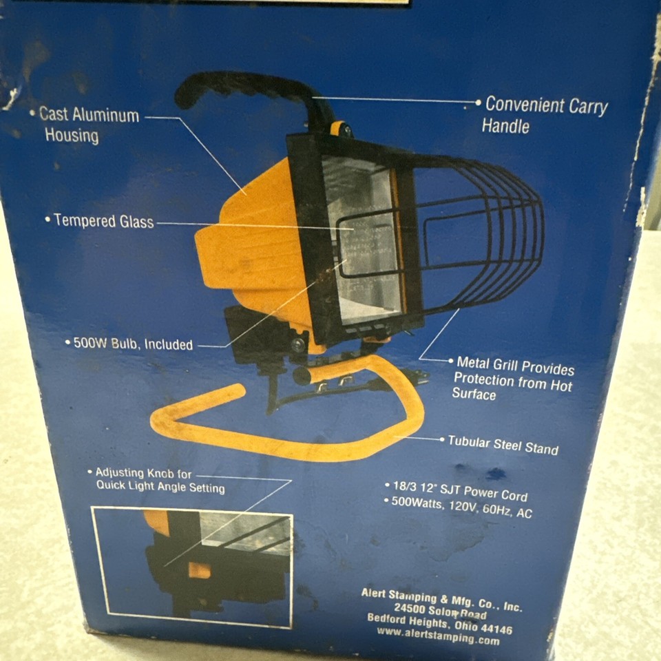 Prolite 500 Watt Halogen Worklight | eBay