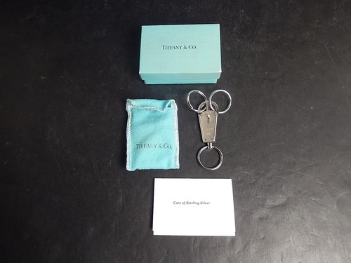 Tiffany & Co 1837 Makers Valet Key Ring Chain Sterling Silver ...