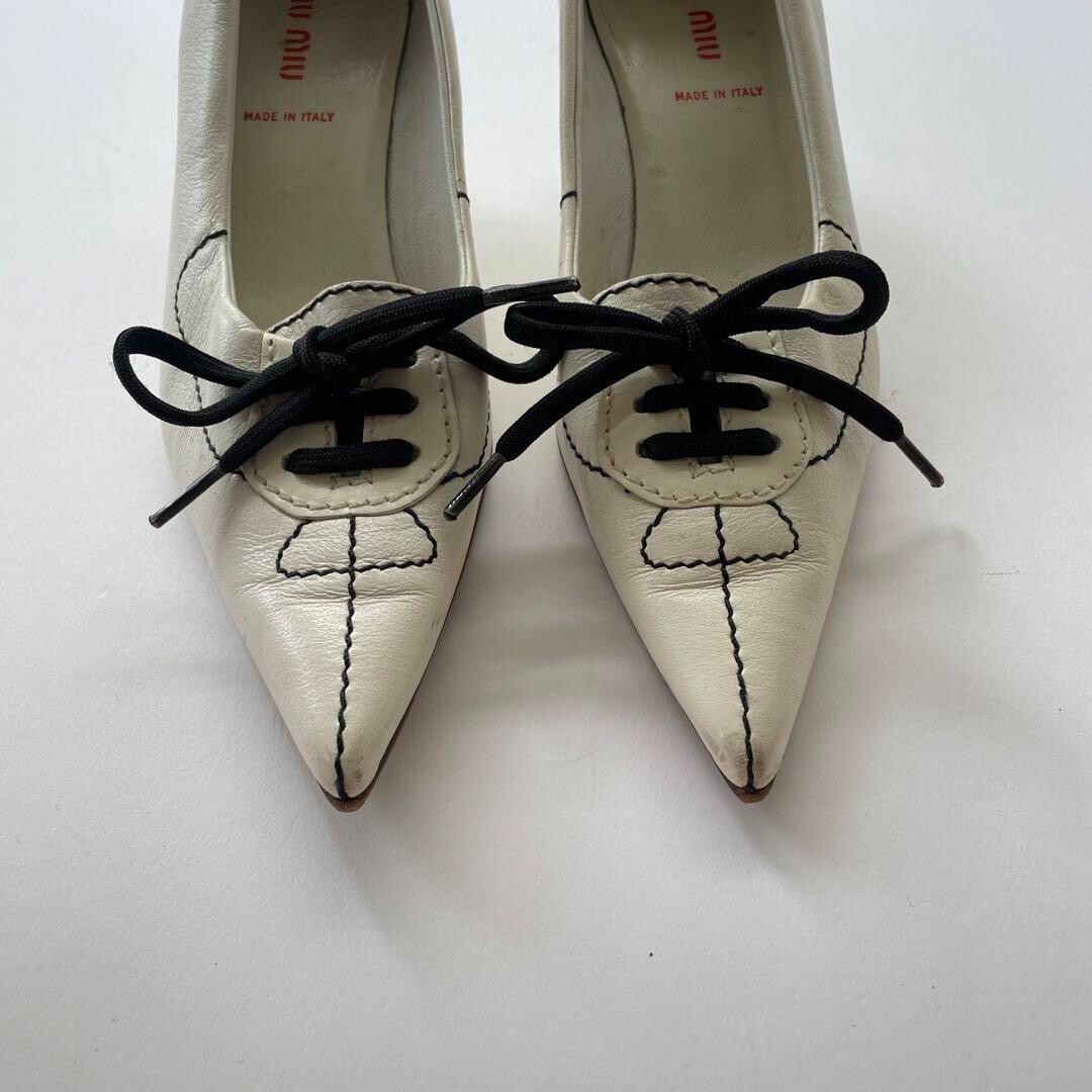 MIU MIU 00s Kitten Heels Vintage Leather Size:35 Women's | eBay MIU MIU 00s Kitten Heels Vintage Leather Size:35 Women's | eBay