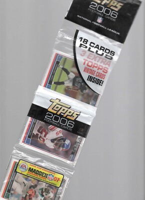 2006 TOPPS FOOTBALL RACK PACK, SEE SCAN | eBay