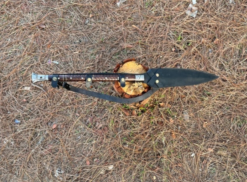 Viking Spear Hand Forged Throwing Machete, 15" Blade, Best for Hunting ...