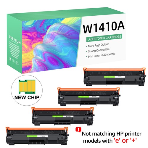 1-4PK W1410A Toner Cartridge Compatible for HP 141A M110w MFP M140w ...