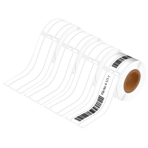 4 Rolls 130 File Folder Labels 30327 for Dymo Labelwriter 450 9/16" x 3 ...