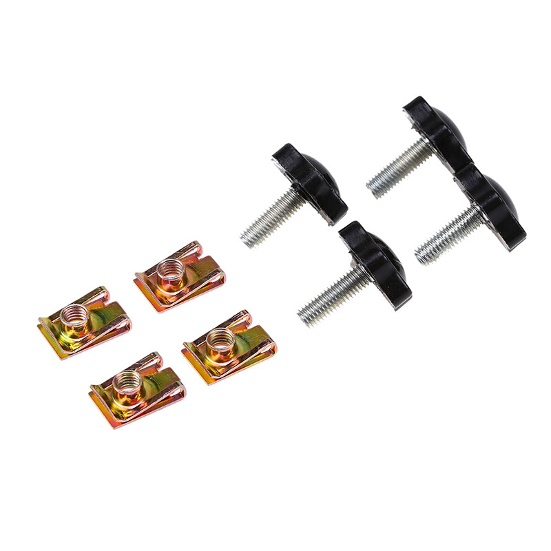 Saddlebag Anti-Theft Locks Screws Knobs Fastener U-Clips For Harley ...