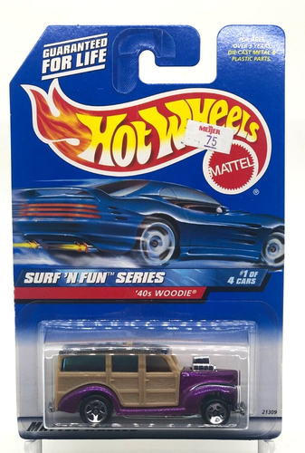 Hot Wheels Surf 'N Fun '40s Woodie No. 961 1:64 Scale | eBay