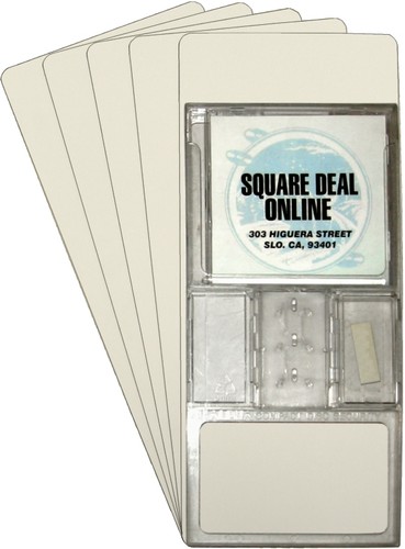 (30) CD Long Box Bin Index Divider Cards - 6"x14-1/4" White Standard ...