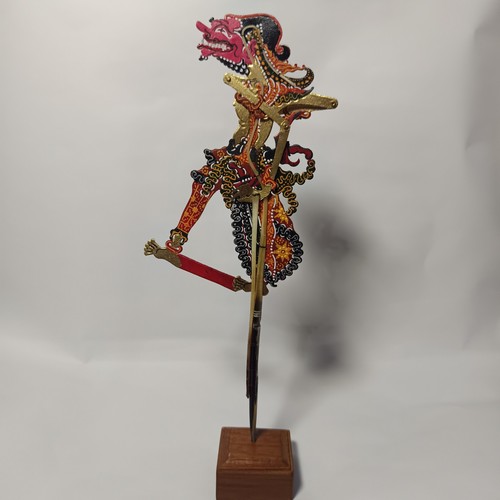 Miniature Wayang Kulit Mini Size Buto Cakil, A Javanese Shadow Puppets ...