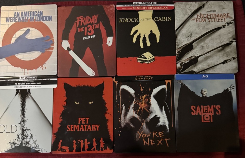 Steelbook Horror Lot 10 - Free Shipping | eBay