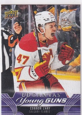 23/24 UD EXTENDED CANVAS CONNOR ZARY YOUNG GUNS RC SP ROOKIE #380 | eBay