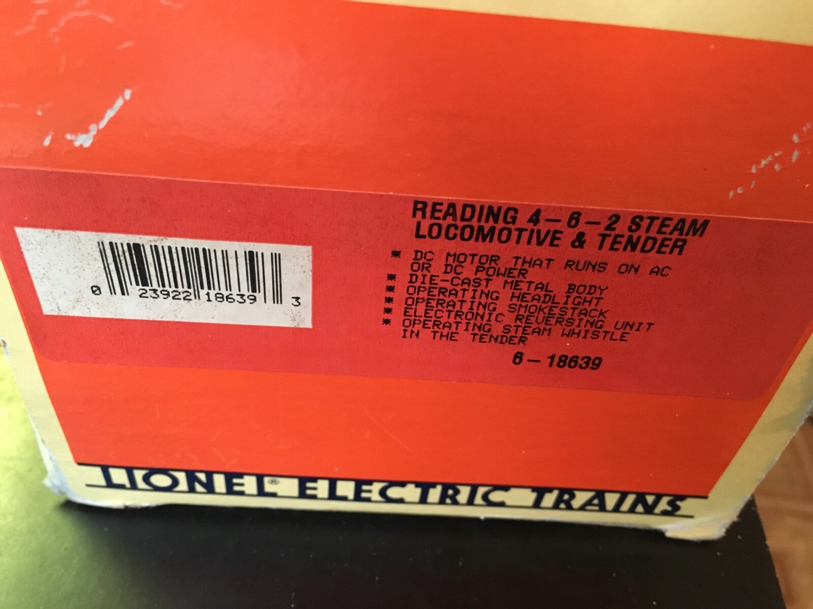 Lionel O Gauge - Reading 4-6-2 Steam Locomotive & Tender In Box # 6 ...