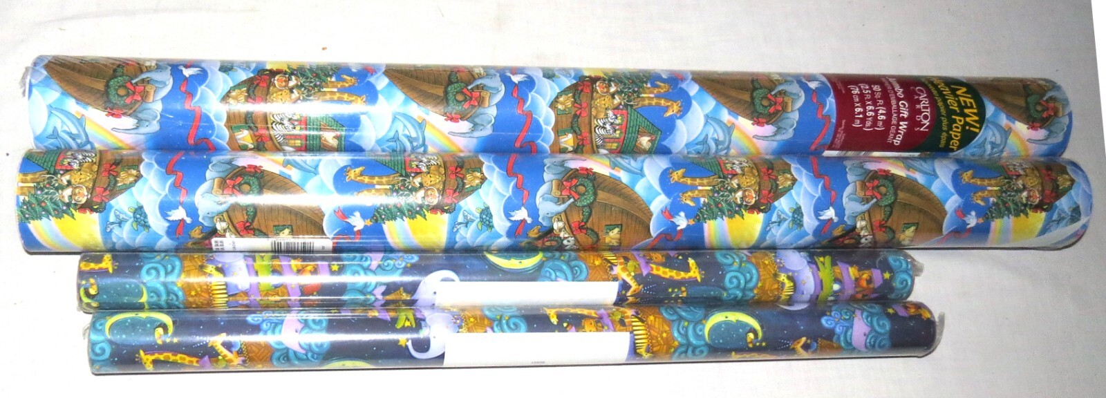 Noah's Ark FOUR Rolls of Wrapping Paper - Carlton Cards | eBay