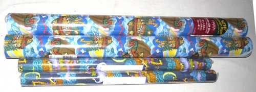 Noah's Ark FOUR Rolls of Wrapping Paper - Carlton Cards | eBay