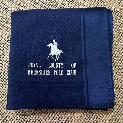 HANDKERCHIEF GENTLEMAN DARK BLUE VTG ART PLAIN CLASSIC COTTON POCKET ...