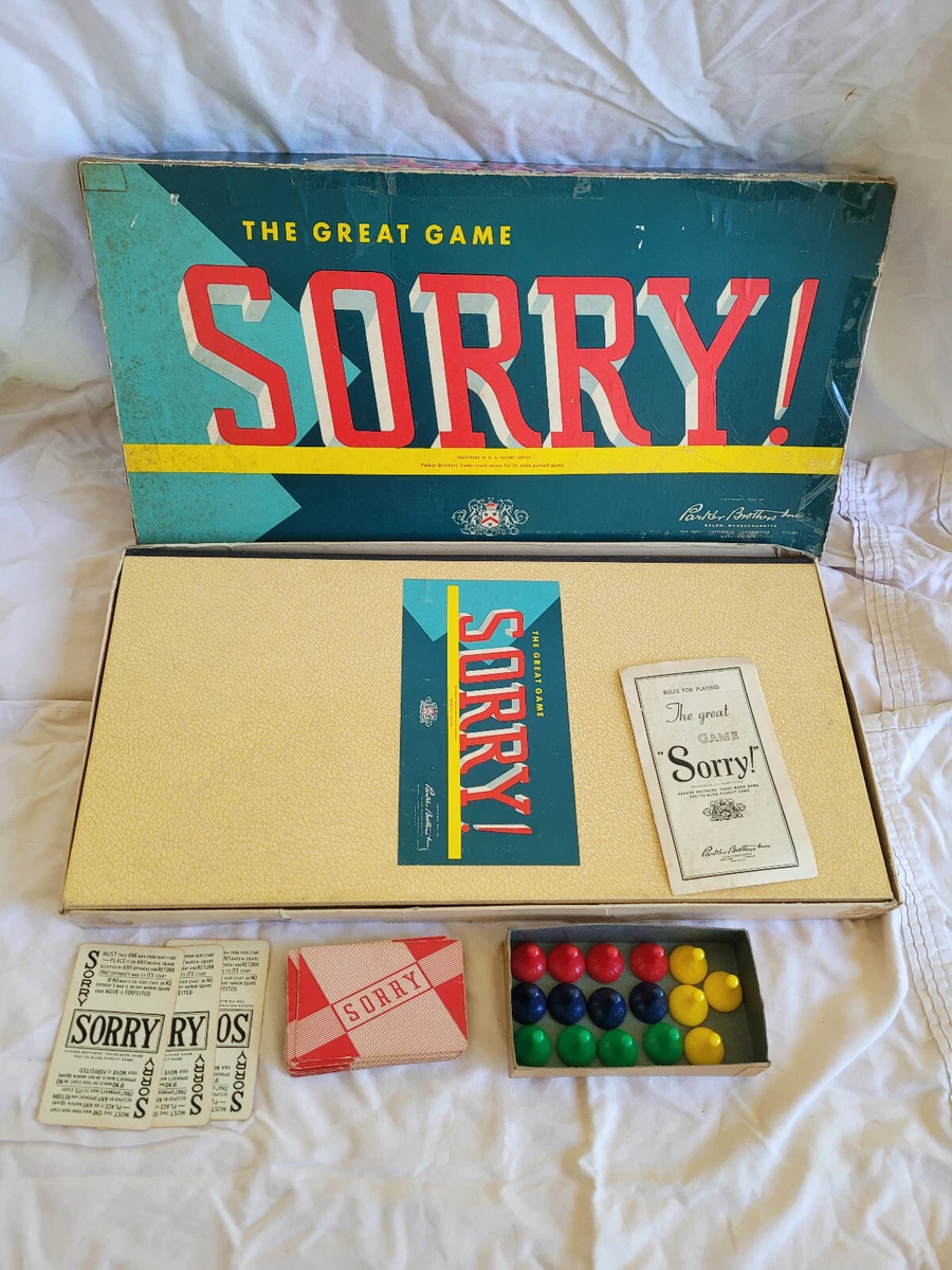 Sorry Board Game Card Deck