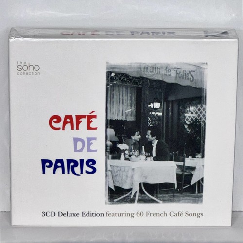 Factory Sealed (wrapped) Cafe De Paris - 60 French Cafe Songs CD 3-Disc ...
