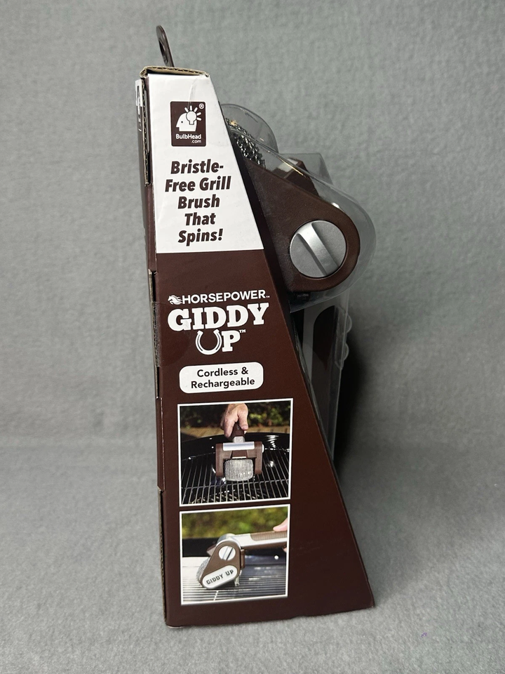 HorsePower Giddy Up Grill Cleaner AS-SEEN-ON-TV! – Cordless ...
