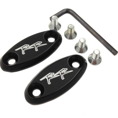 Black Mirror Block Off Base Plates For Honda Cbr 600 F4 F4I 900Rr 929 ...