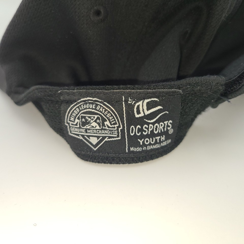 Rocket City Trash Pandas Black Youth Hat Cap Strap back Minor League ...