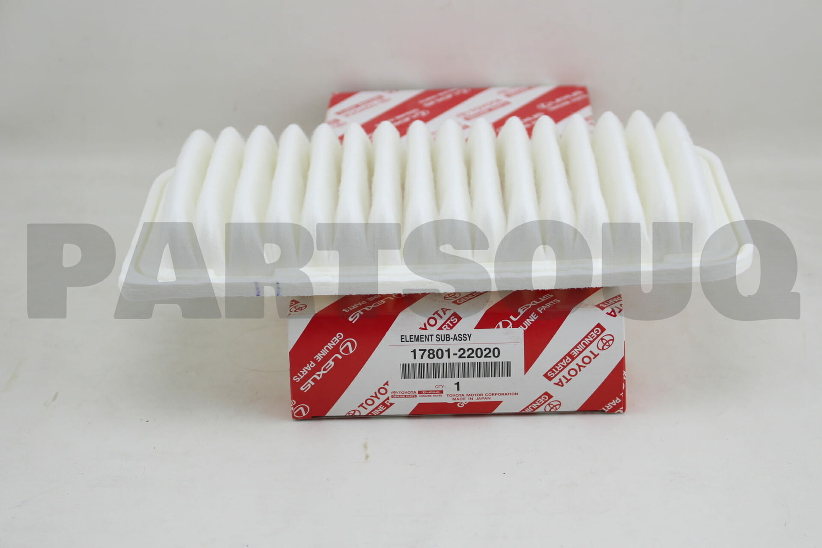 1780122020 Genuine Toyota ELEMENT SUB-ASSY, AIR CLEANER FILTER 17801 ...