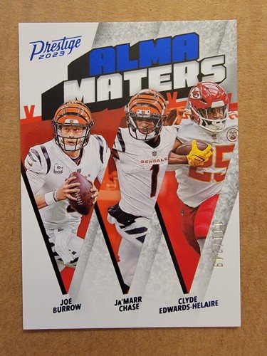 2023 Panini Prestige - Alma Maters Joe Burrow, Ja'Marr Chase, Clyde ...
