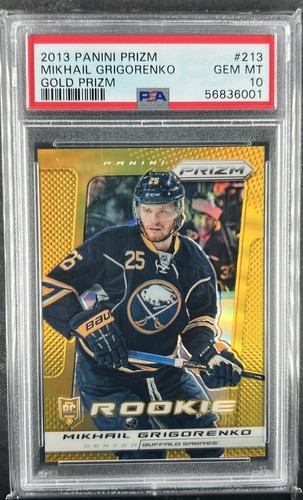 Grigorenko, Mikhail - 2013-14 Prizm - Rookie - PSA 10 - 56836001 - 8/10 | eBay