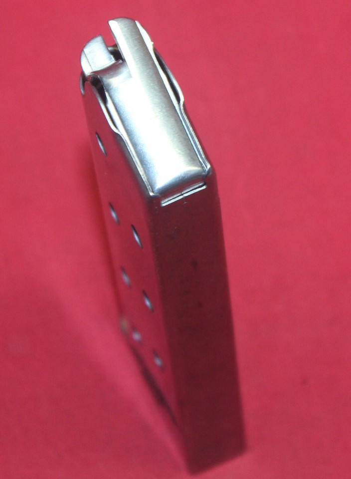 Engraved 1911 Colt .45 ACP Pistol Magazine Clip Mag Stainless Steel 7 ...