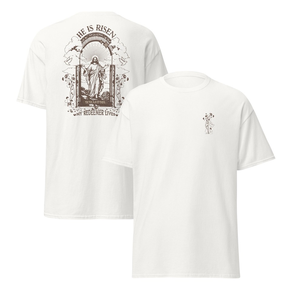 My Redeemer Lives Tee | Christian Faith Shirt | Easter Jesus Design | eBay