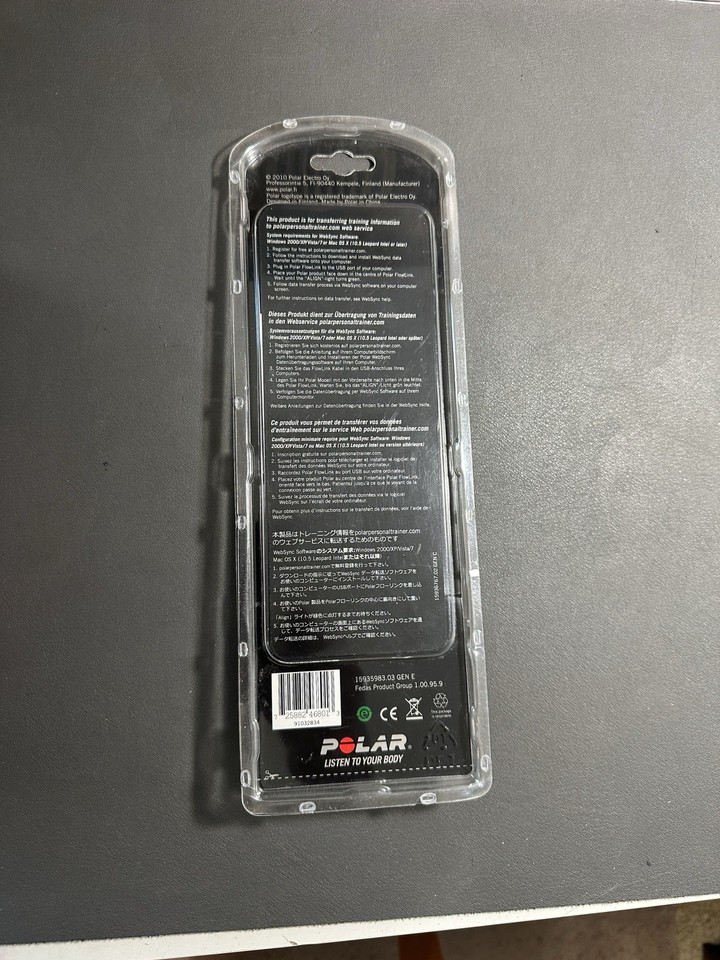 New POLAR Flowlink data transfer unit workout fitness heart rate Free ...