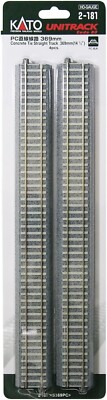 BS KATO HO Scale 2-181 PC Straight Line 369mm 4pcs HO Gauge Railway ...