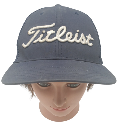 Titleist Pro V1 Foot Joy Snap Back Mesh Black Gray Logo White Back ...