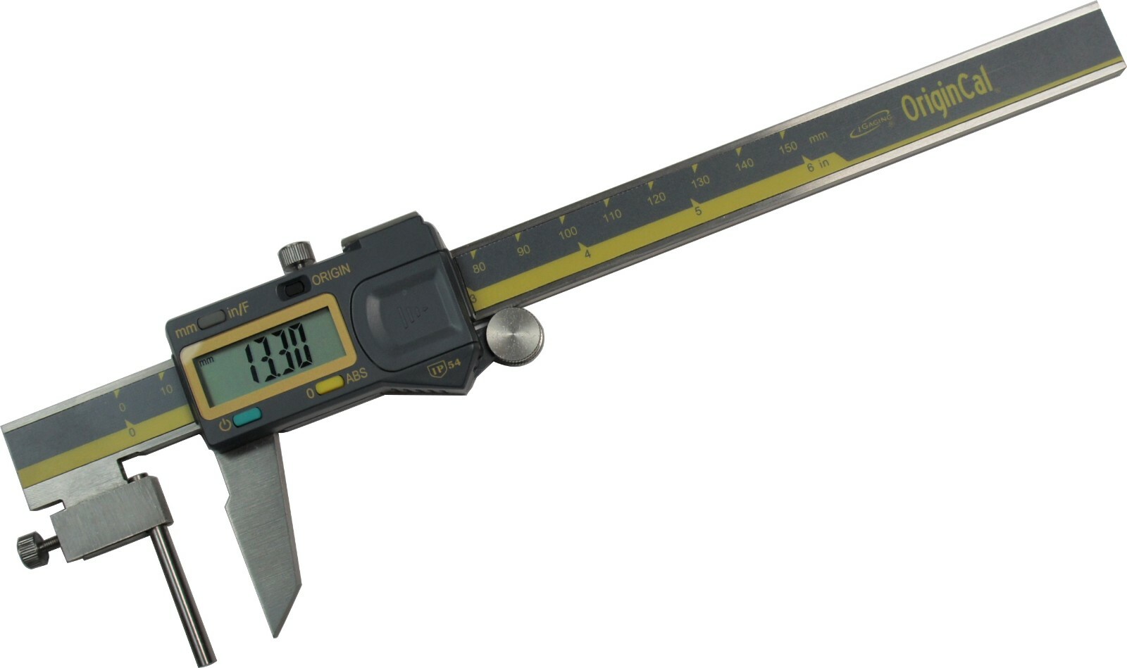 iGaging 100-700-36 Digital Pipe/Tube Thickness Caliper, Absolute Inch ...