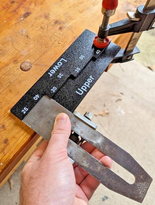 Plane & Chisel Sharpening Guide Jig (for Veritas Side-Clamping Honing ...