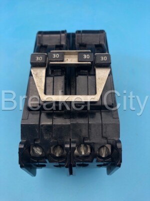 GE 30 Amp 4 Pole Type TR Circuit Breaker 240VAC 2 Pole Tandem Quad TR23030 | eBay